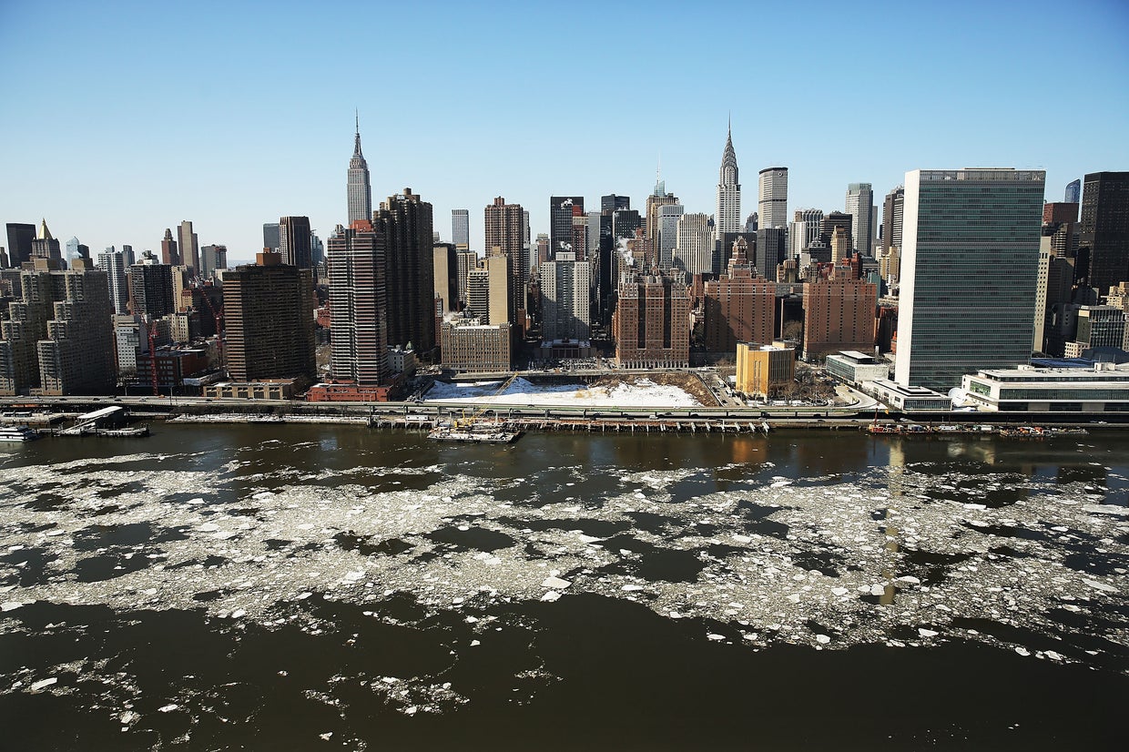 Arctic New York from the air