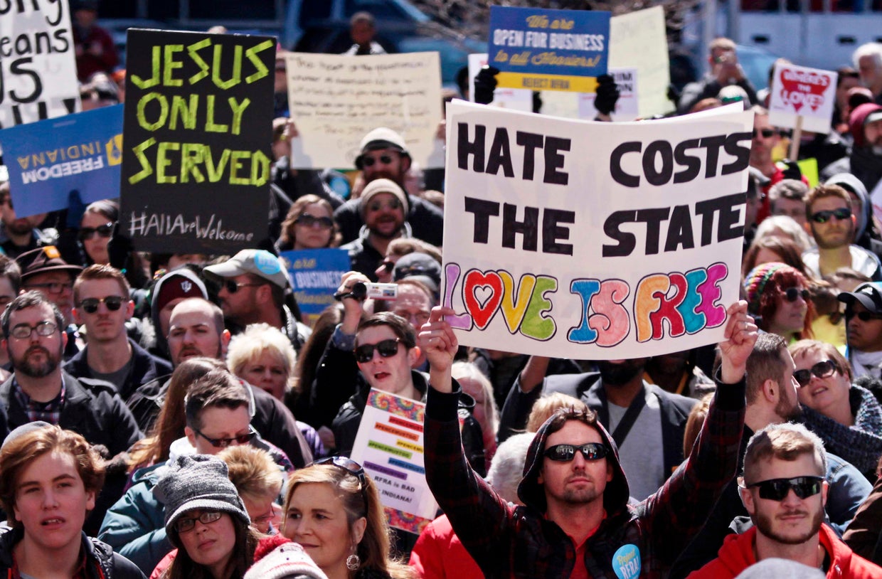 Backlash Builds Over Indianas Religious Freedom Law Cbs News