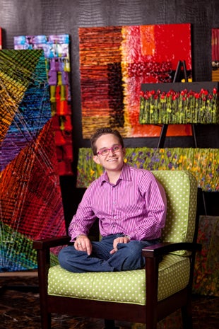 The works of blind artist Jeff Hanson