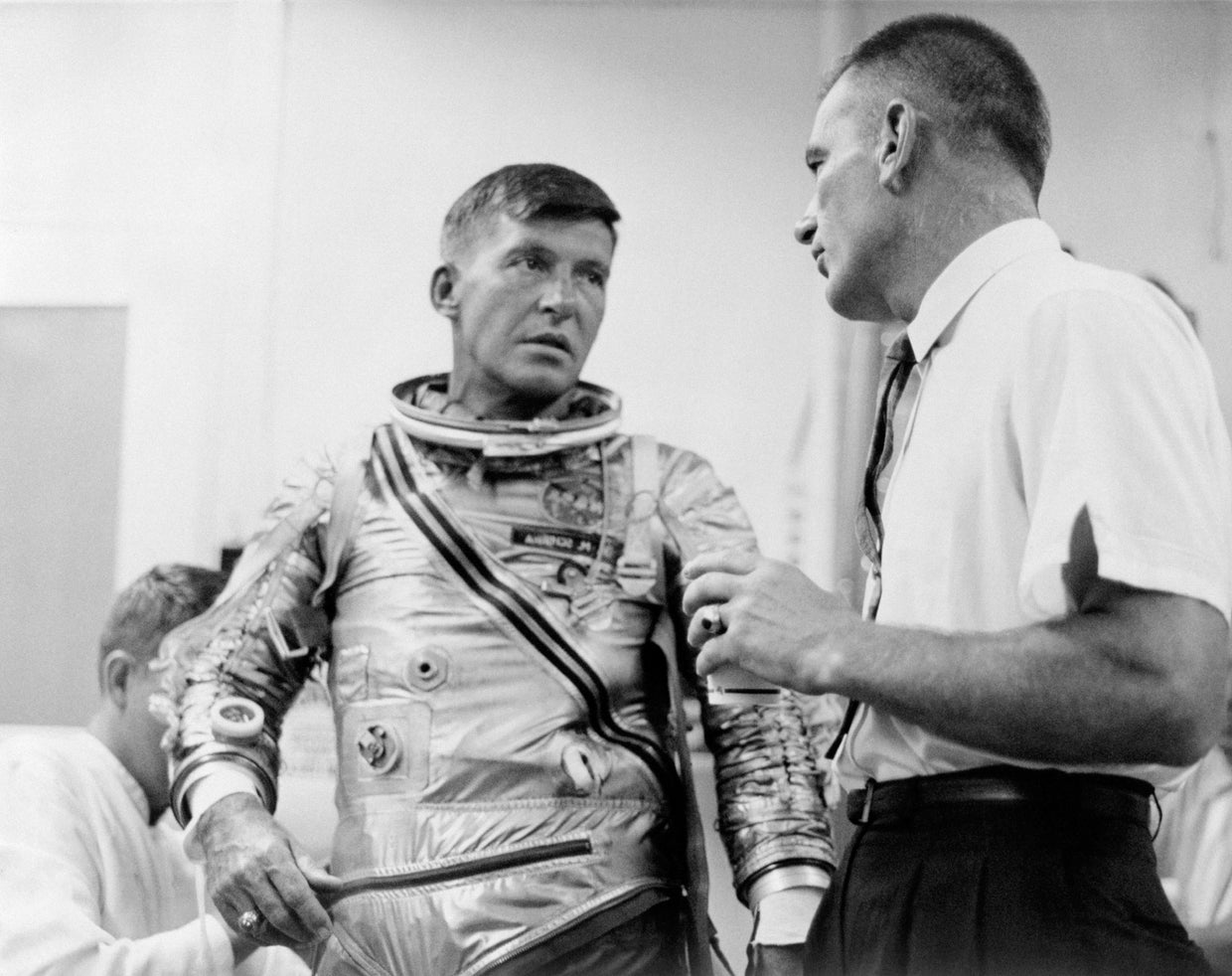 April 9, 1956 NASA unveiled America's first seven astronauts who would ...