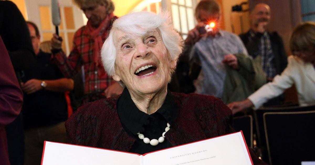 Jewish woman gets doctorate in Germany at 102 - CBS News