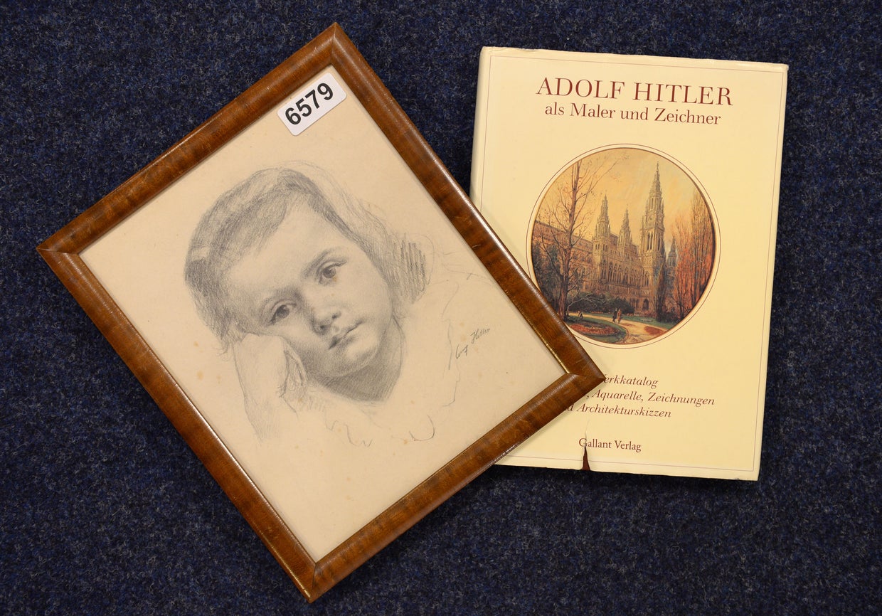 Nazi leader Adolf Hitler's art sell for nearly $450,000 at auction in ...