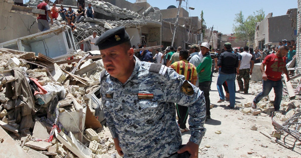 Iraq fighter jet bombs Baghdad neighborhood killing civilians - CBS News