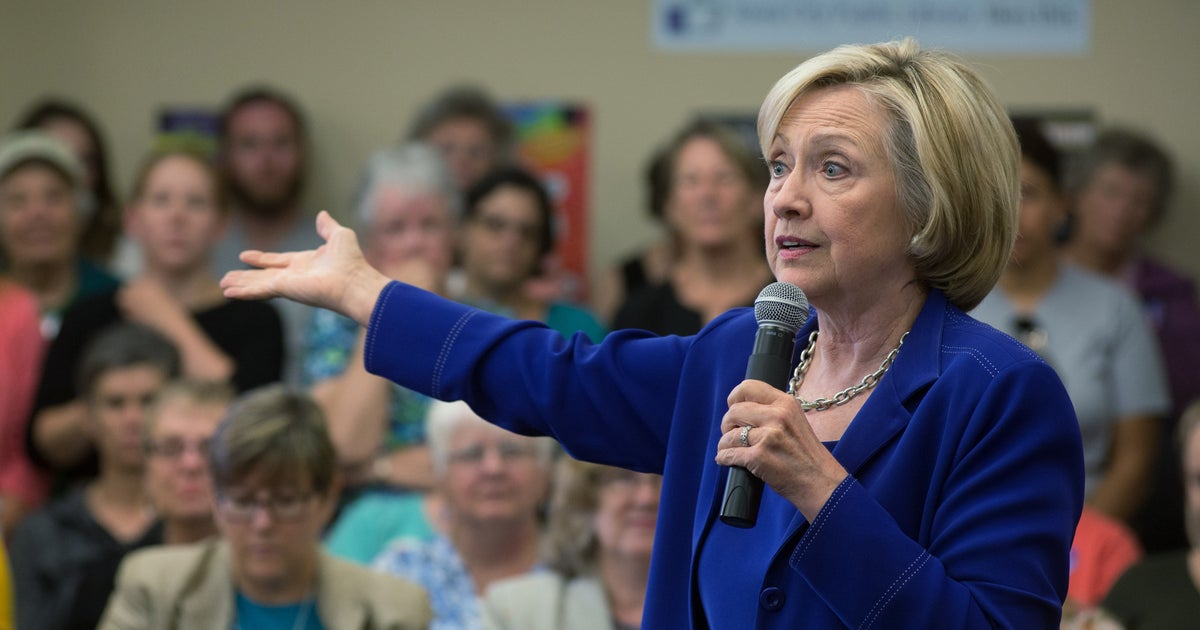 For Clinton, a matter of trust - CBS News