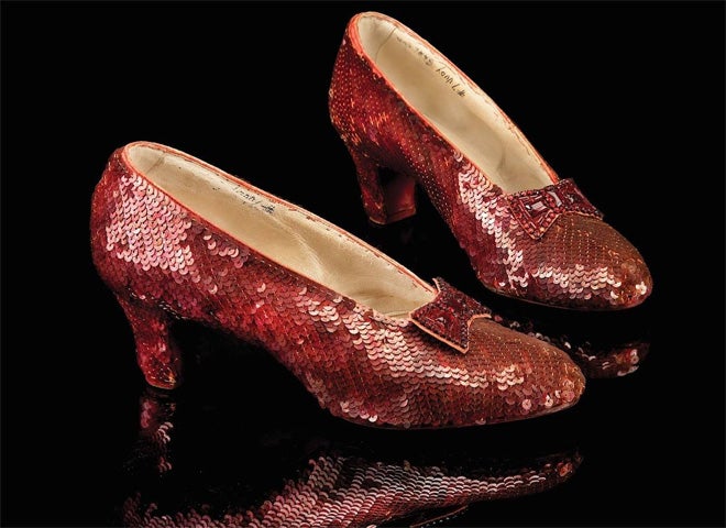 Ruby slippers found: Wizard of Oz prop stolen from the Judy Garland ...