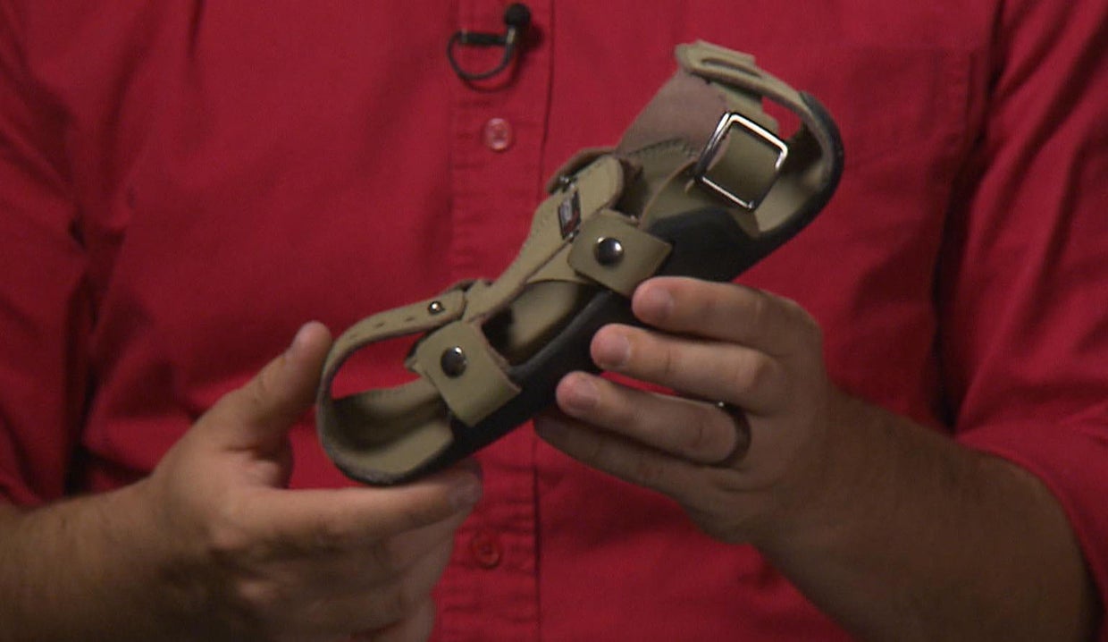 Expandable shoes aim to keep up with kids' growing feet - CBS News