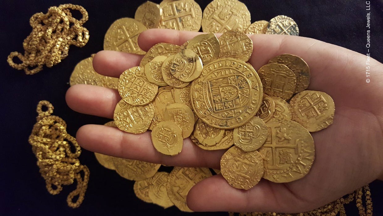300-year-old treasure from famous shipwreck found in Florida waters ...