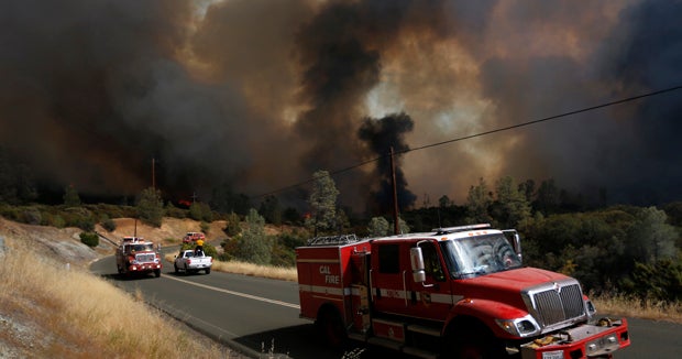 California wildfire forces residents to flee homes a second time as ...