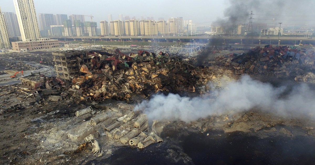 Death toll from China port explosions climbs - CBS News