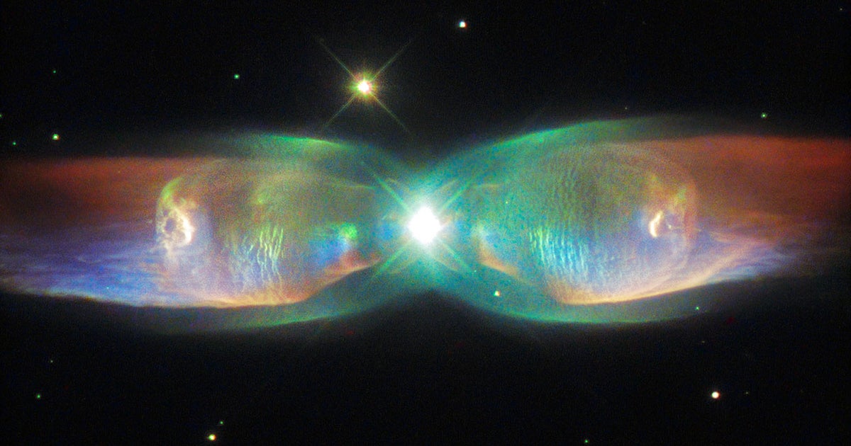 Galactic butterfly spotted in deep space - CBS News