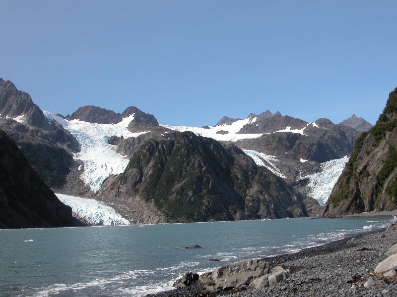 Melting glaciers of Alaska