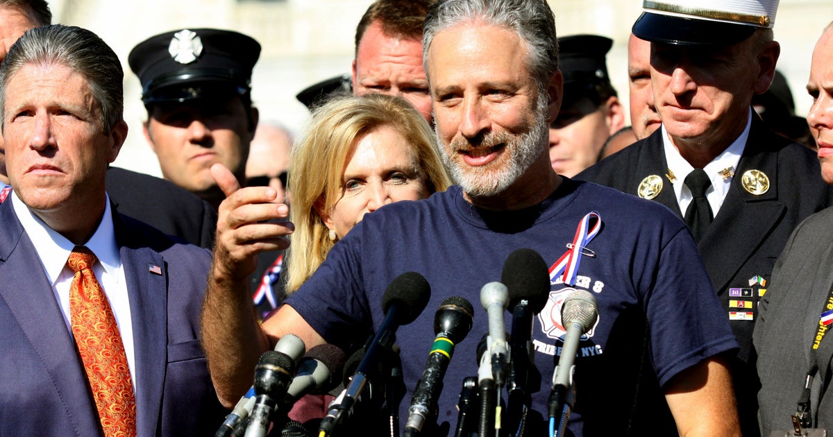 Jon Stewart "embarrassed" at Congress' treatment of 9/11 responders ...