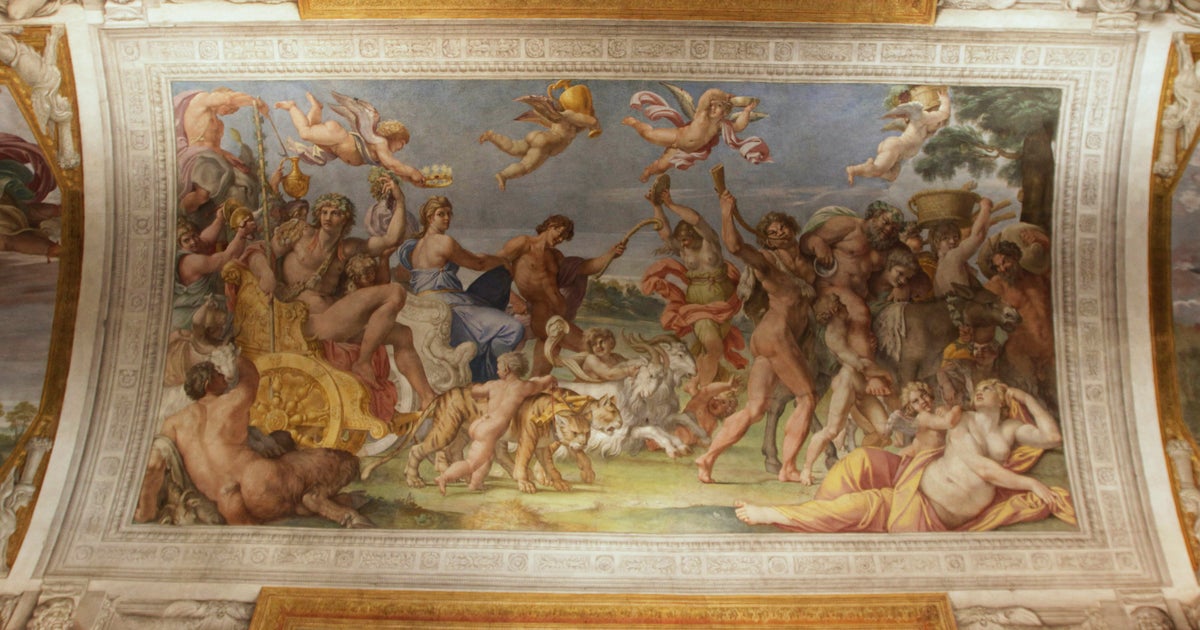 French embassy in Rome shows off frescoes after face-lift - CBS News