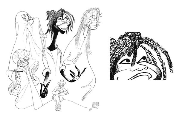 The caricatures of Al Hirschfeld