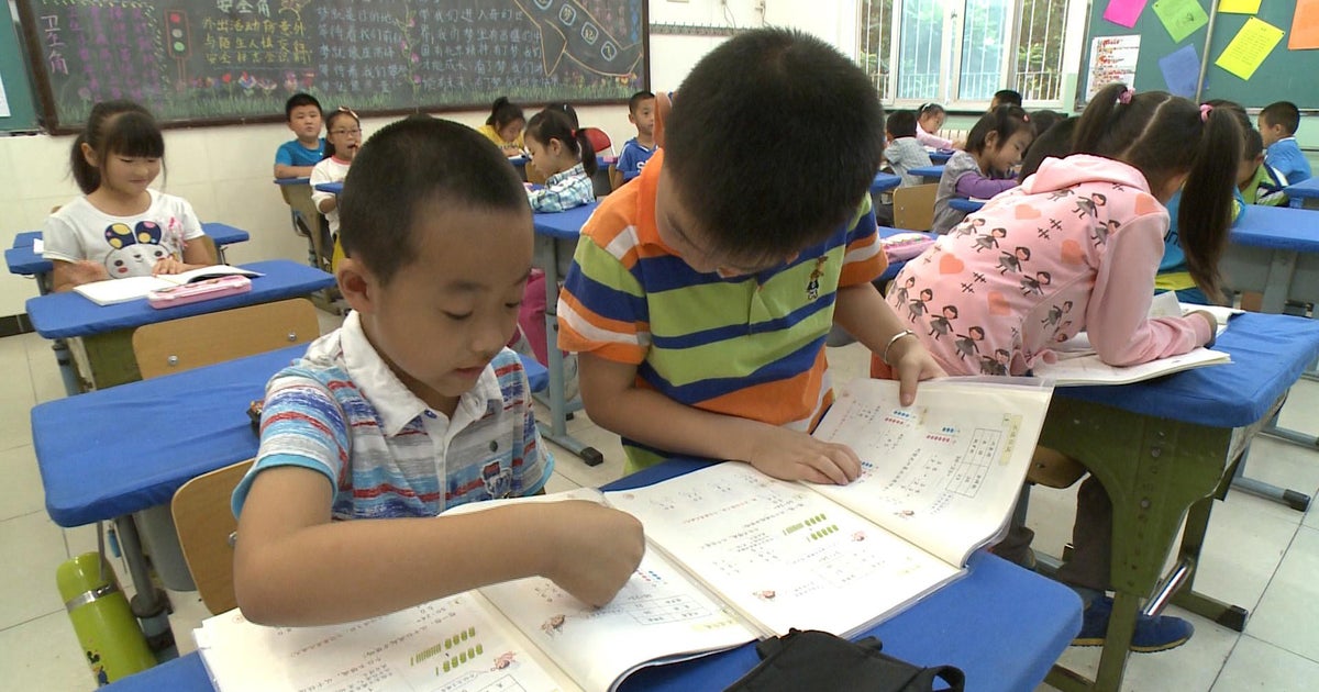Chinese schools adopt an American approach - CBS News
