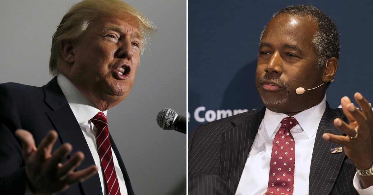 National poll finds Carson and Trump in virtual tie - CBS News