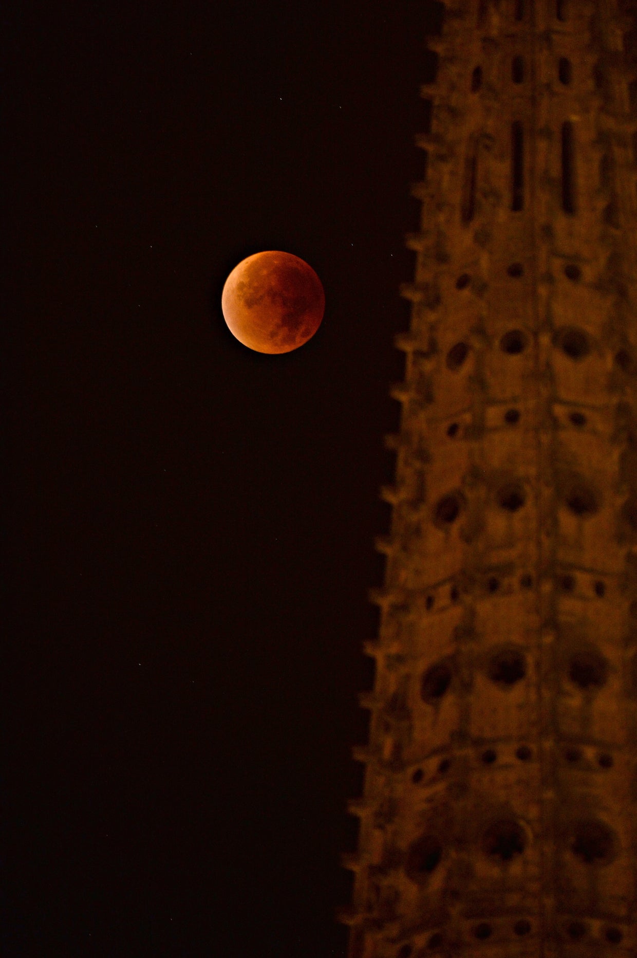 Rare super blood moon eclipse