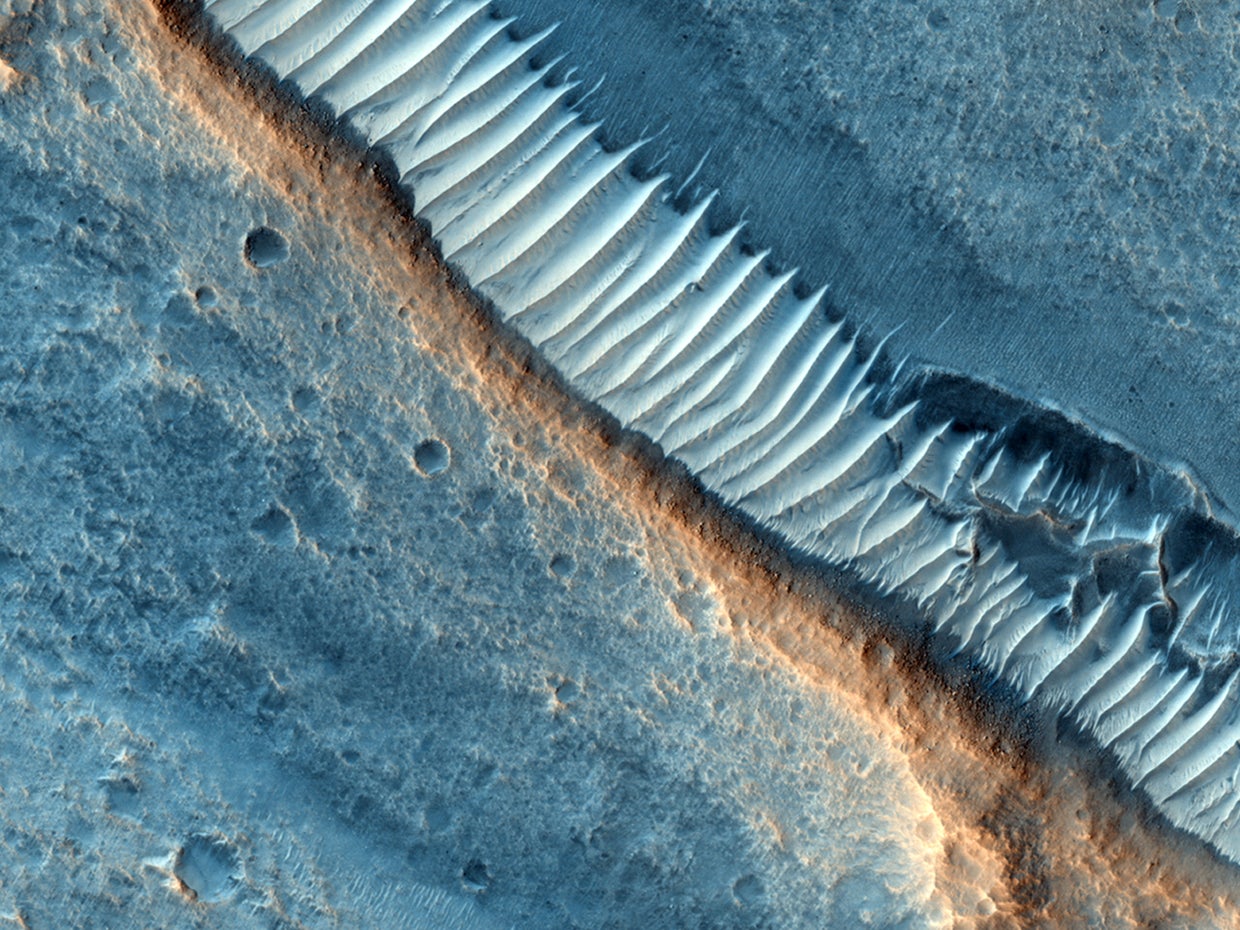 Gorgeous abstract Martian landscapes