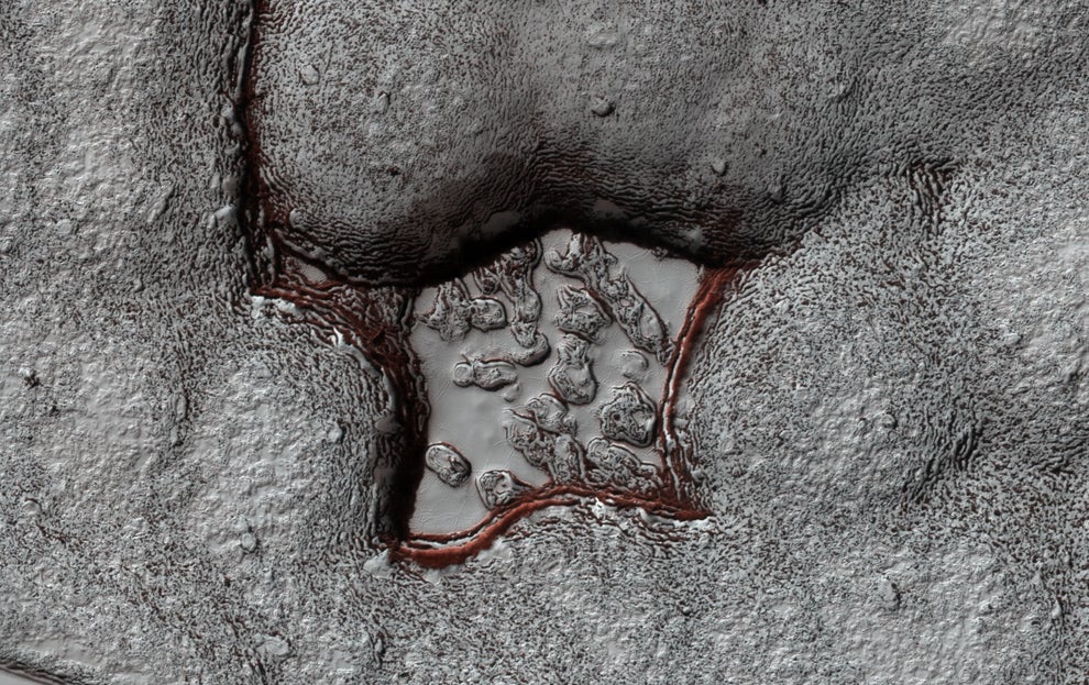 Gorgeous abstract Martian landscapes