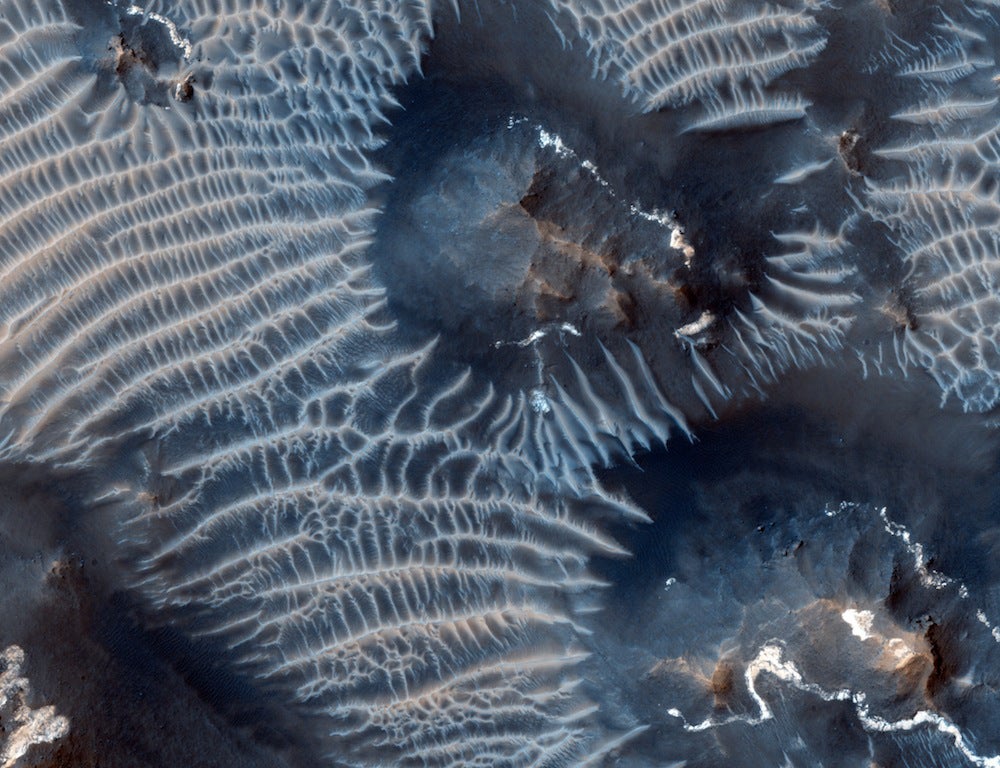 Gorgeous abstract Martian landscapes