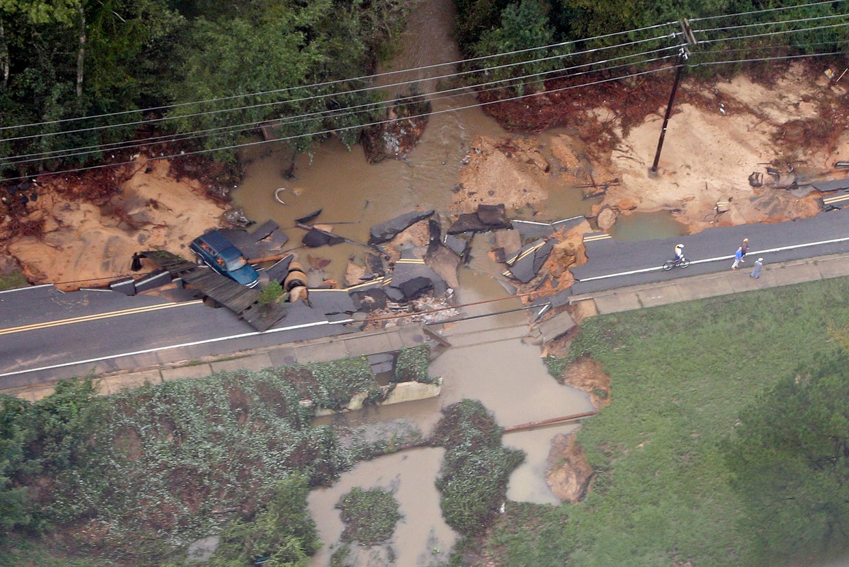 "Thousand year" flooding in South Carolina
