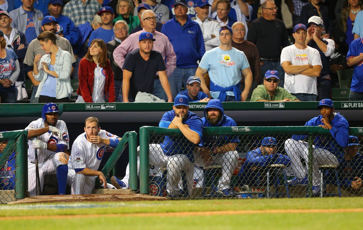 New York Mets sweep Chicago Cubs, head to World Series - CBS News