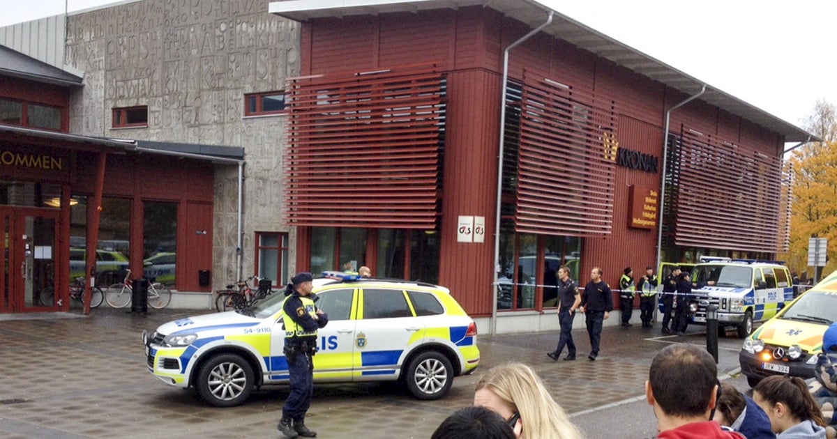 Sweden sword attacker leaves several injured in Trollhattan - CBS News