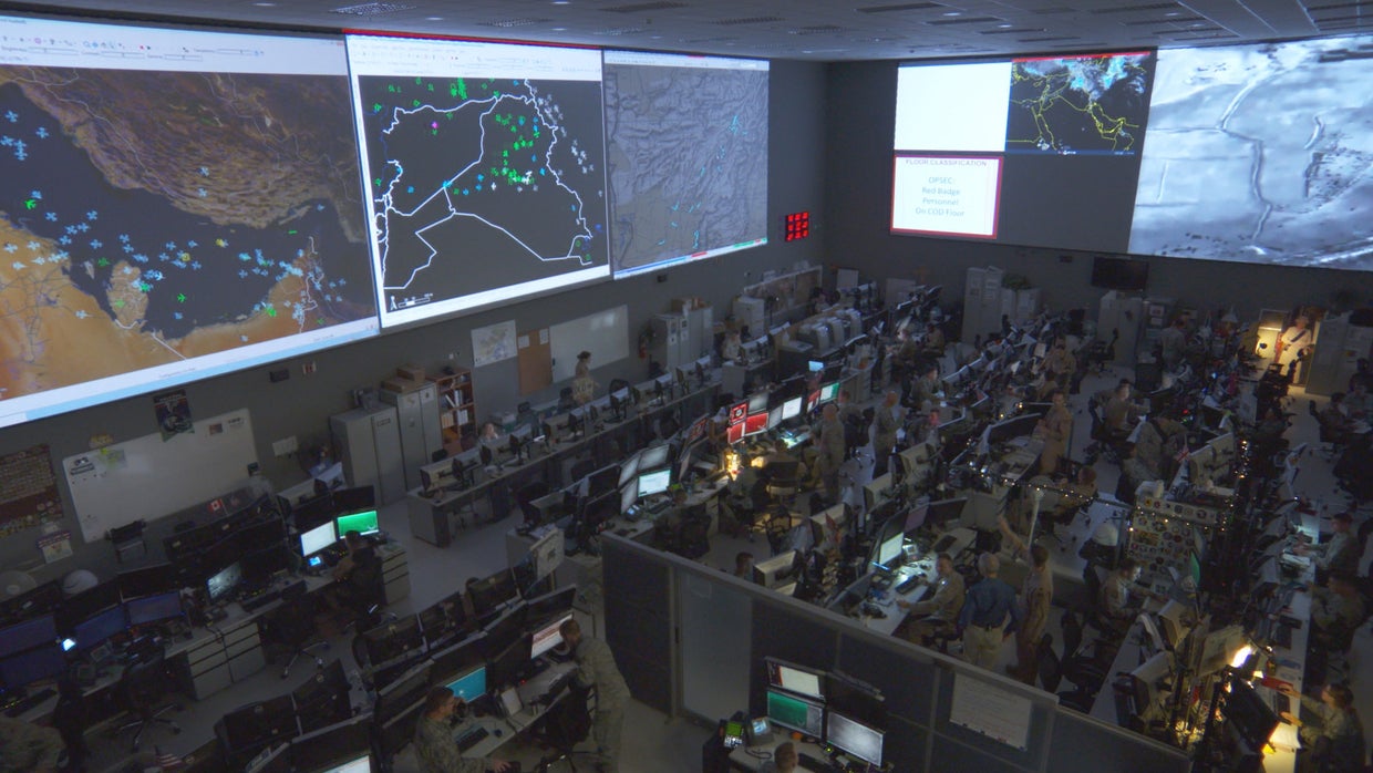 60 Minutes films live bombing of ISIS target - CBS News