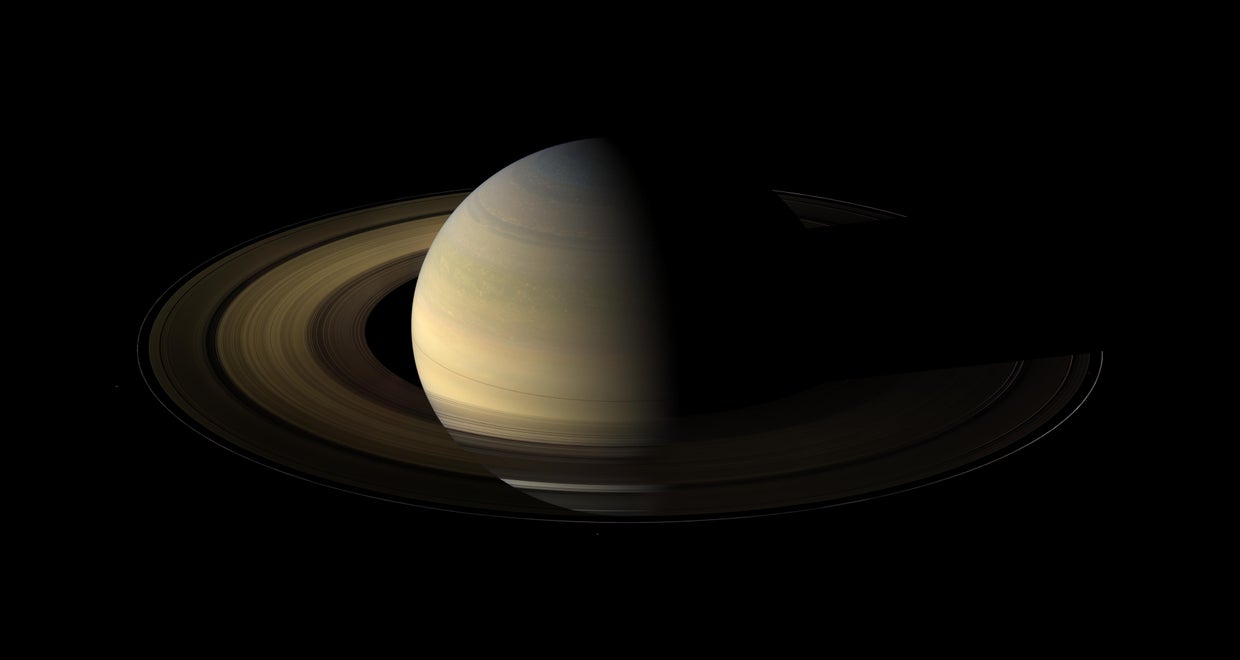 Cassini captures Saturn and its moons