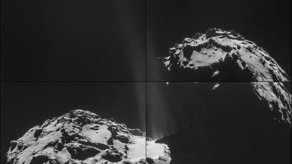 Scientists find oxygen spewing from ancient comet - CBS News