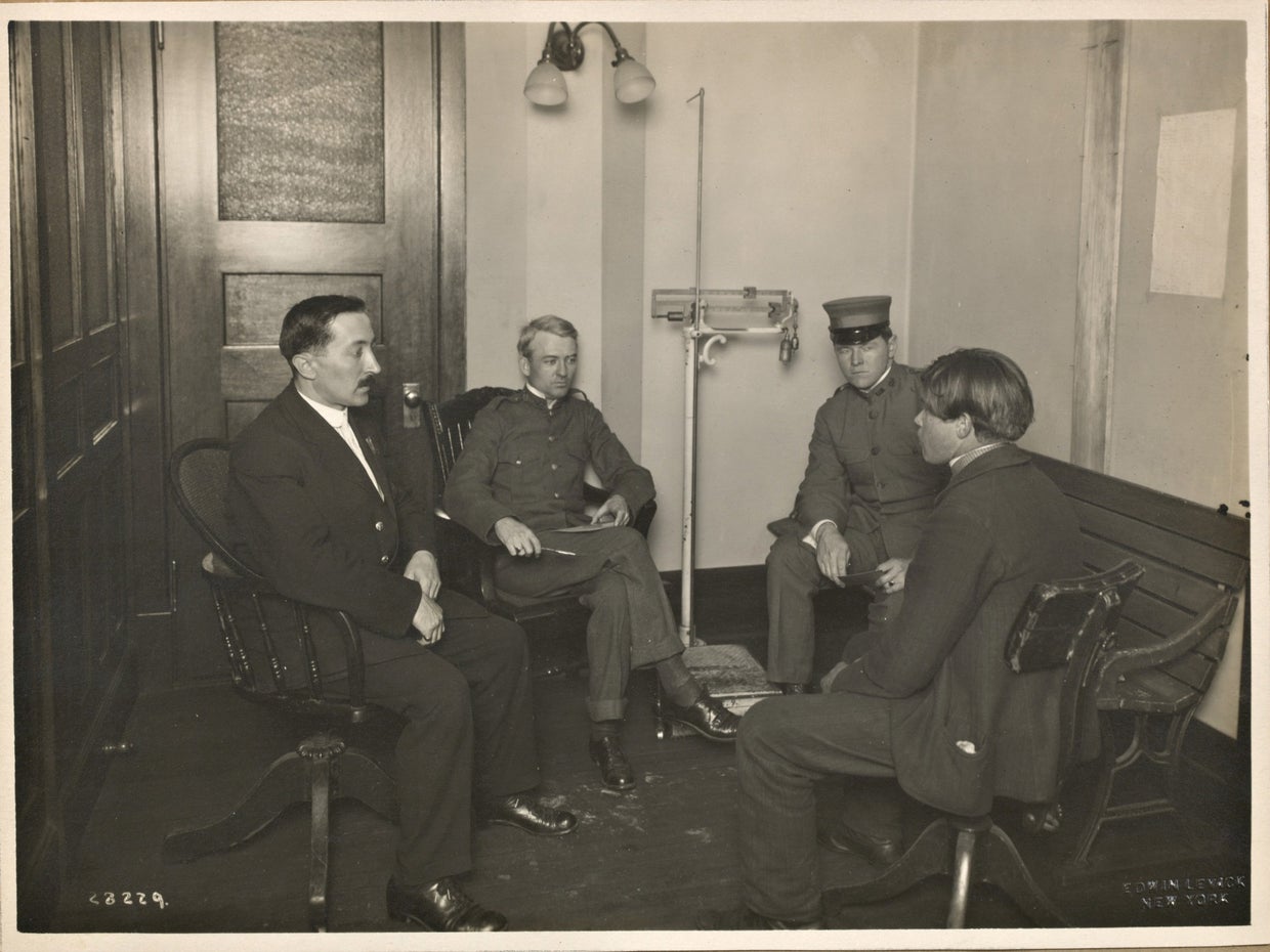 Ellis Island immigrant portraits circa 1900