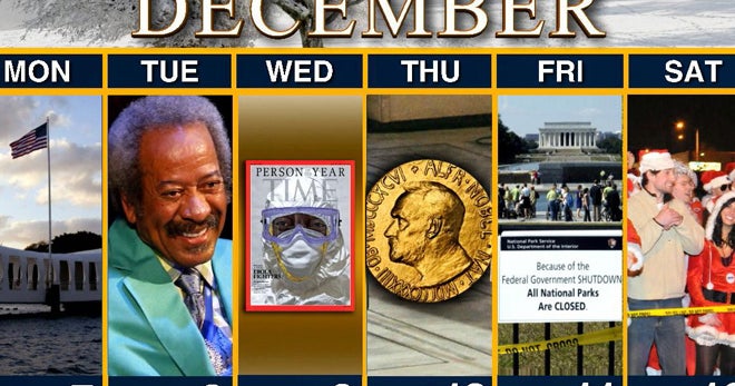 Calendar: Week of December 7 - CBS News