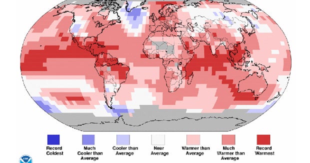 NOAA reports last month was the warmest November on record - CBS News