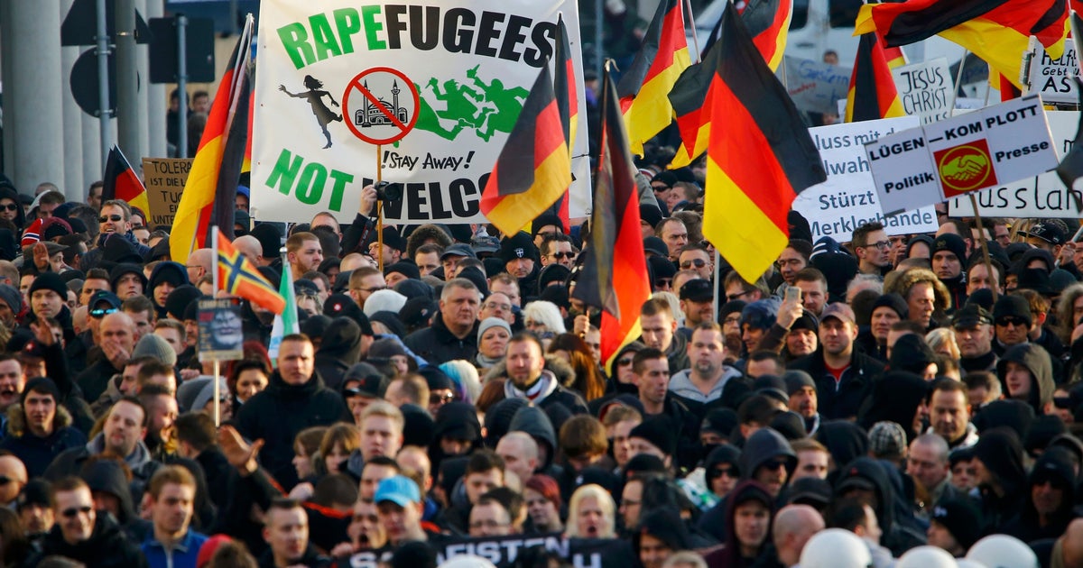 Protests in Germany after New Year's Eve sexual assaults - CBS News
