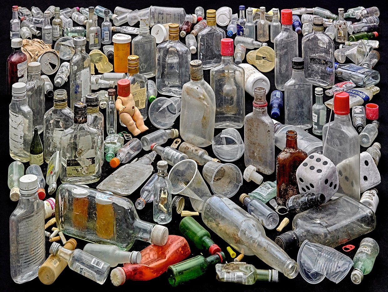 "Found in Nature": The language of trash - photography by Barry Rosenthal