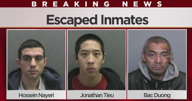 California authorities hunt inmates, investigate their escape - CBS News