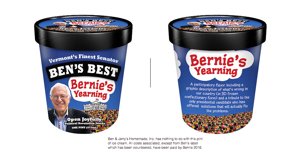 Ben & Jerry's founder makes flavor for Bernie Sanders - CBS News
