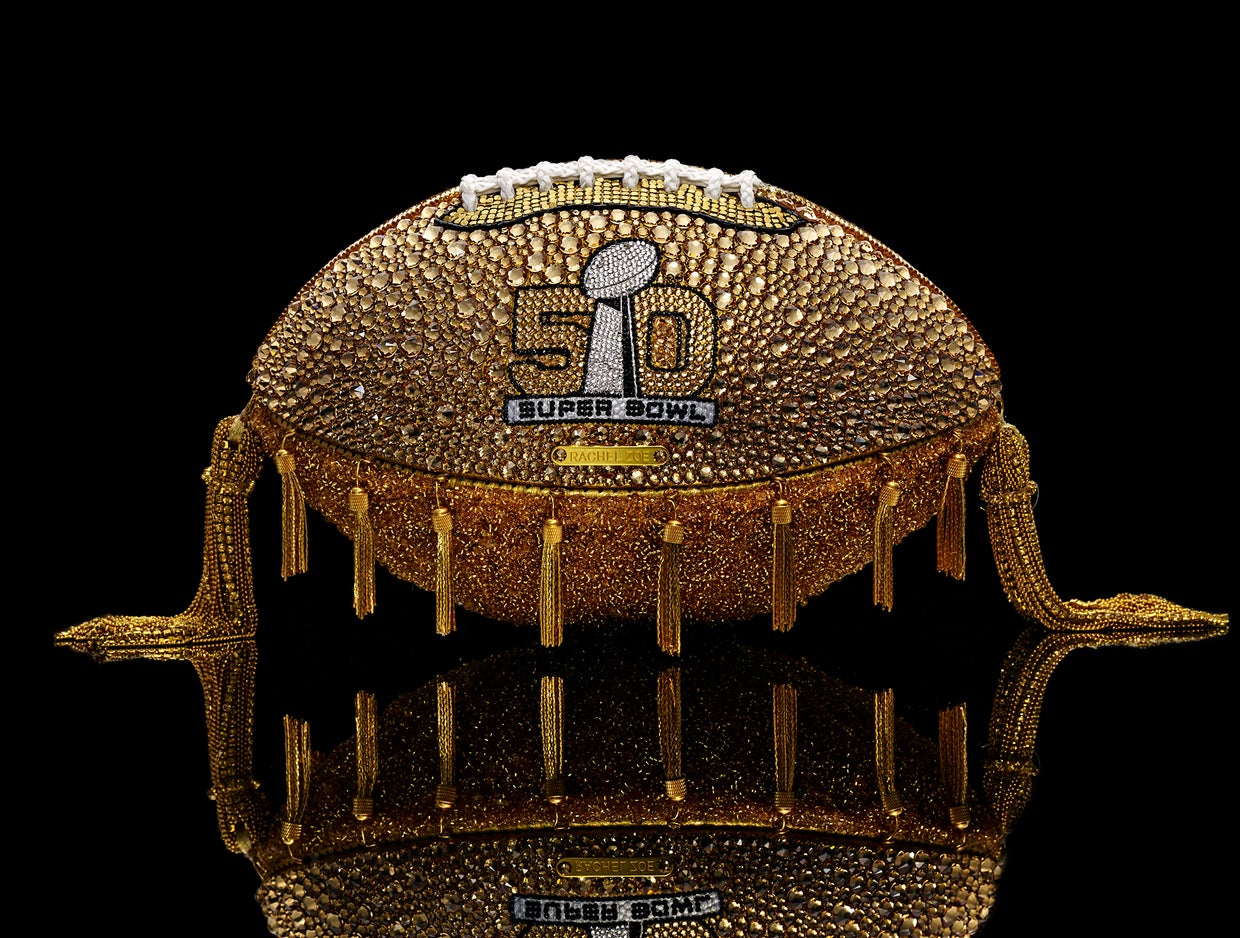 50 glam designer footballs for Super Bowl 50