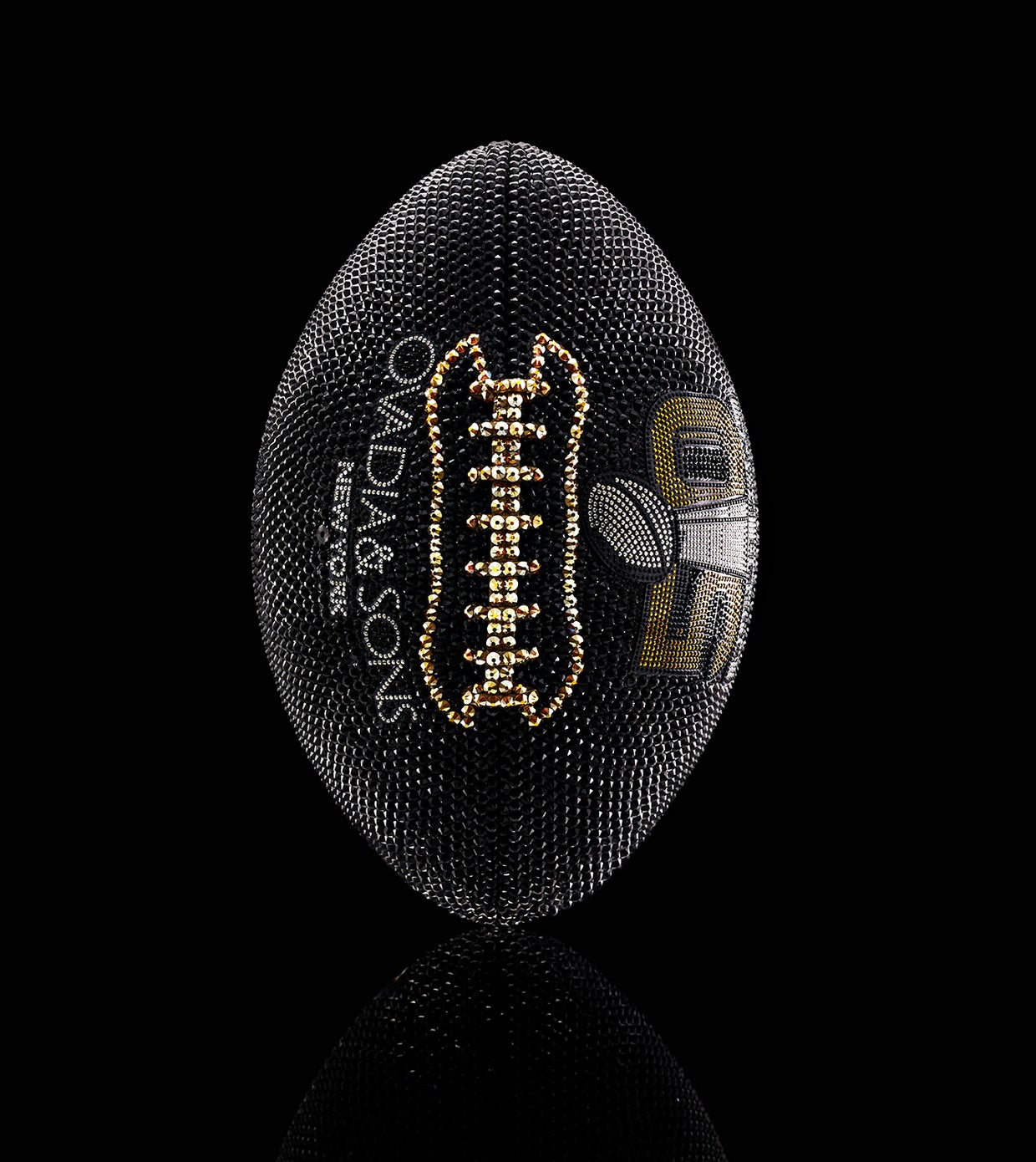 50 glam designer footballs for Super Bowl 50
