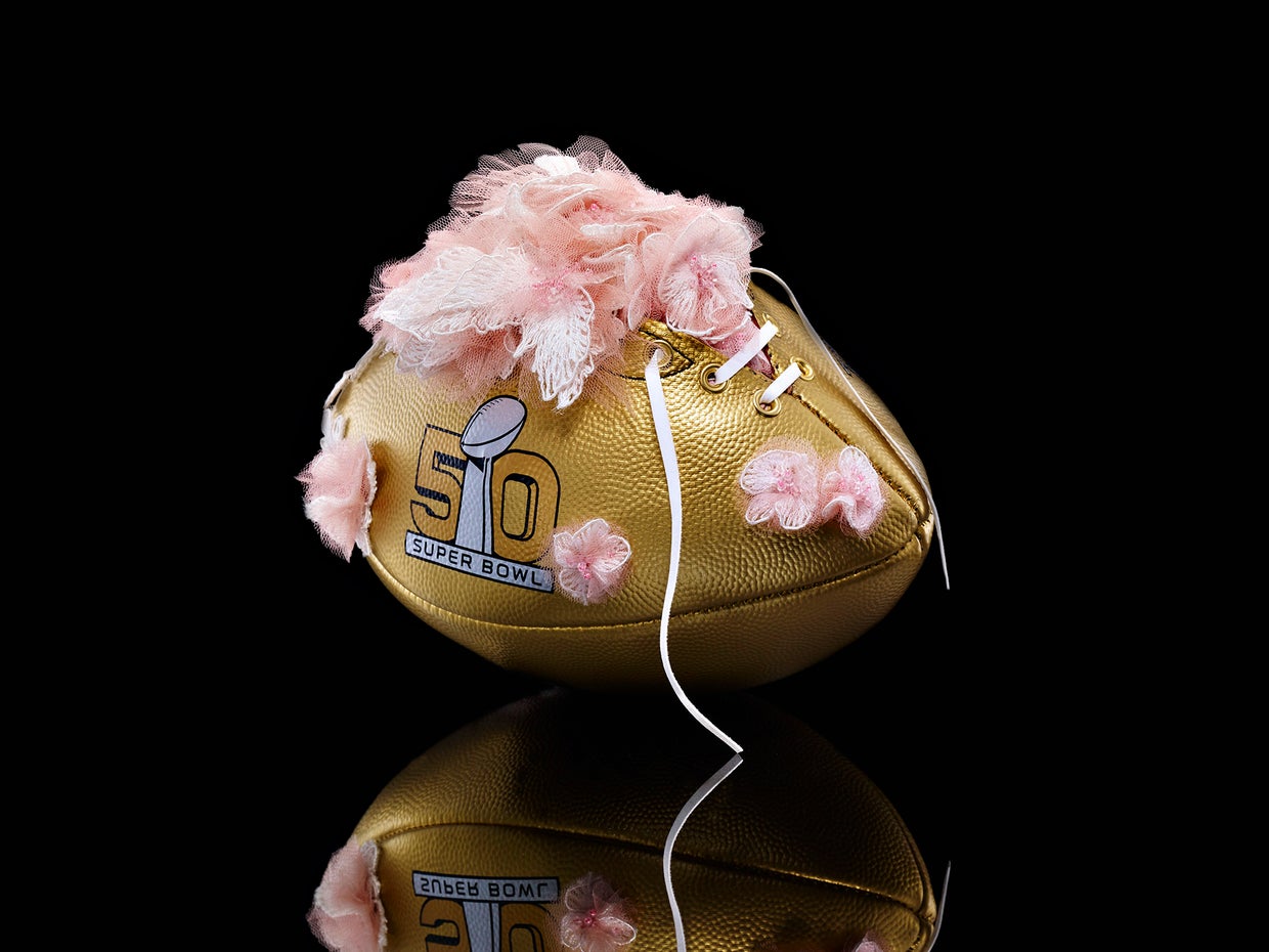 50 glam designer footballs for Super Bowl 50