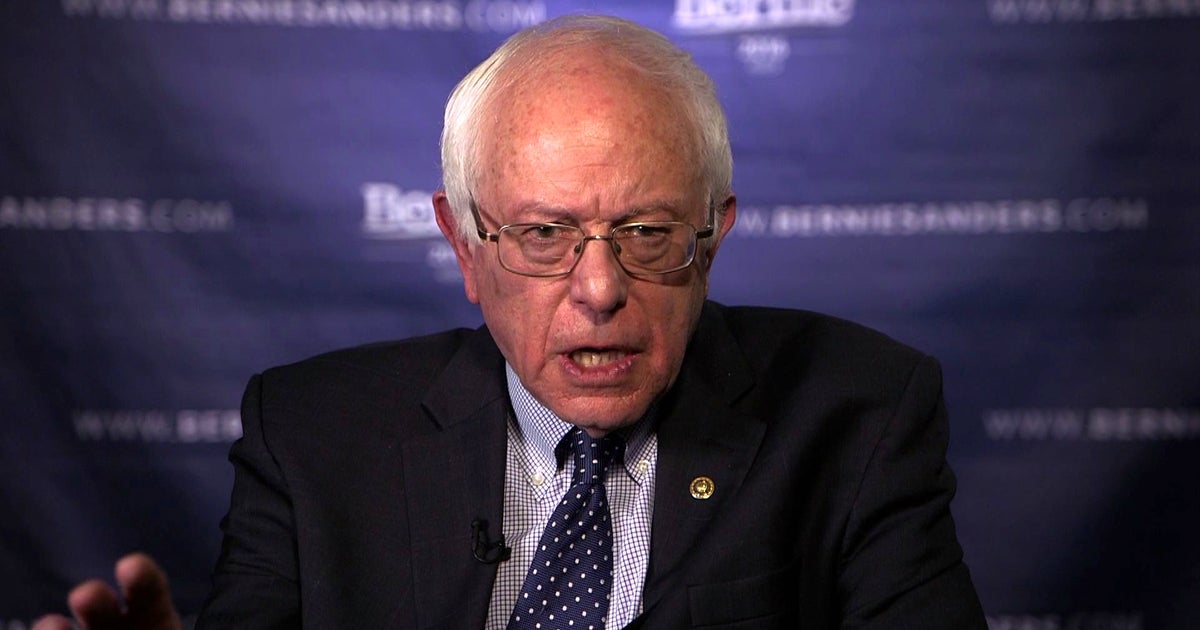 Bernie Sanders: I "absolutely" didn't ask Wall Street for money - CBS News