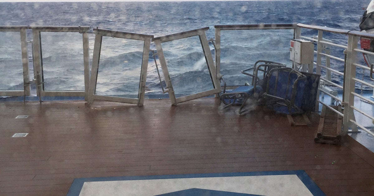 Passengers describe terror of Royal Caribbean cruise ship in bad storm ...