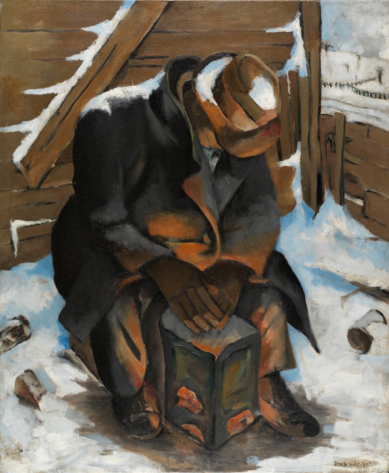 Abstract artist Norman Lewis