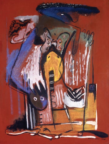 Abstract artist Norman Lewis