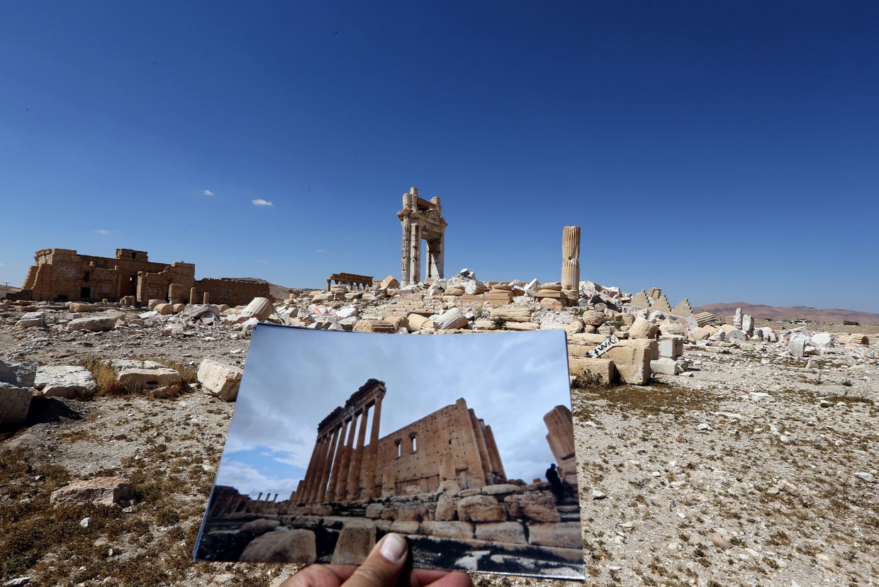The destruction of Palmyra by ISIS