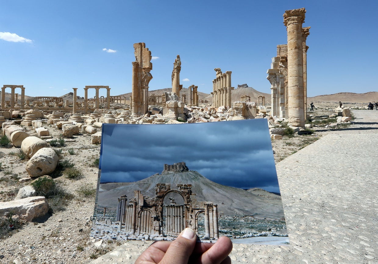 The destruction of Palmyra by ISIS