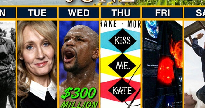 Calendar: Week of June 6 - CBS News