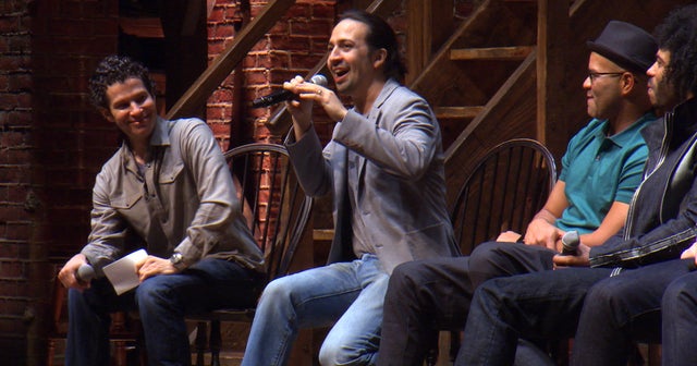 "Hamilton" cast members answer students' questions - CBS News