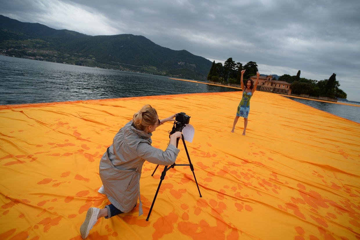 Walking on water with Christo