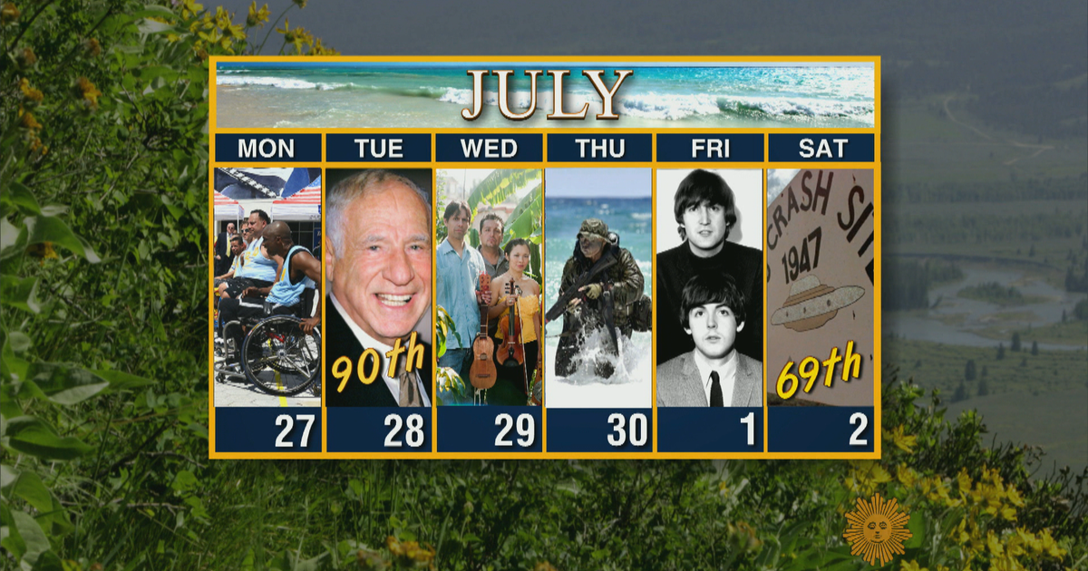Calendar: Week of June 27 - CBS News